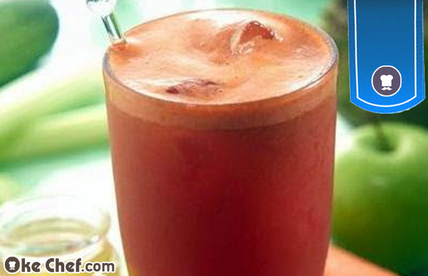 Membuat Minuman Apel Jus Ala Kafe - Oke Chef