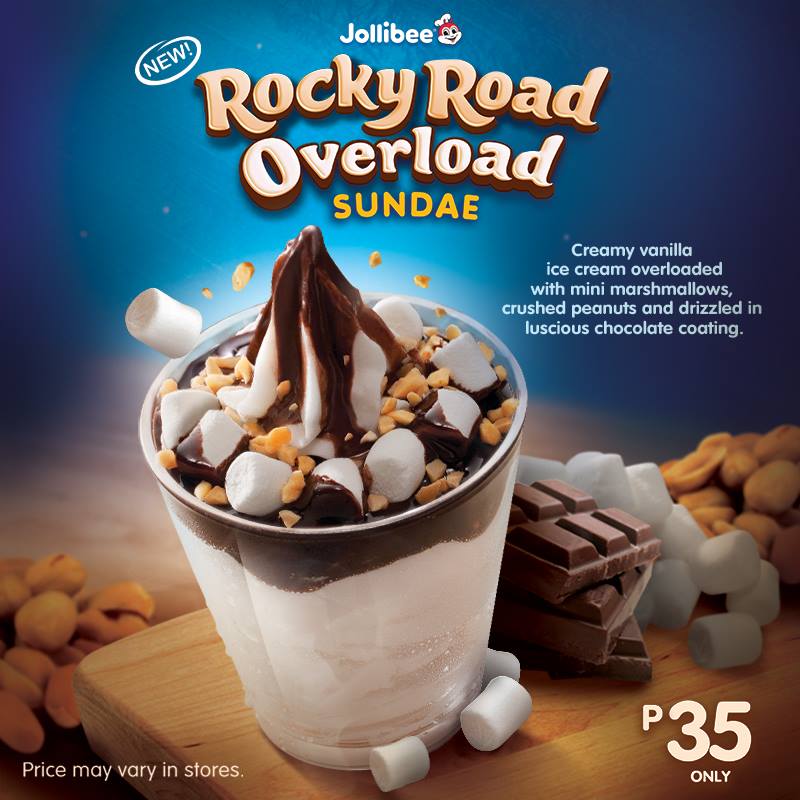 D.I.G.G.DAVAO: Jollibee - New! Rocky Road Overload Sundae #jollibee
