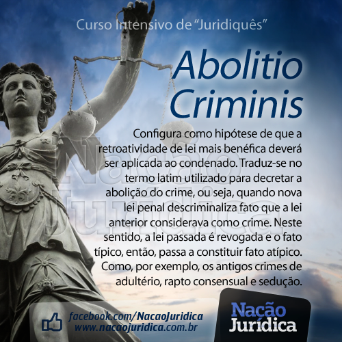 Abolitio Criminis | Direito Anhanguera