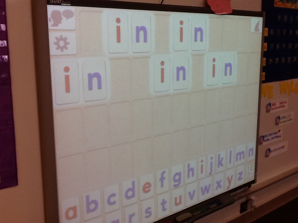iPads In Learning: Word Wall words and the Word Wizard app