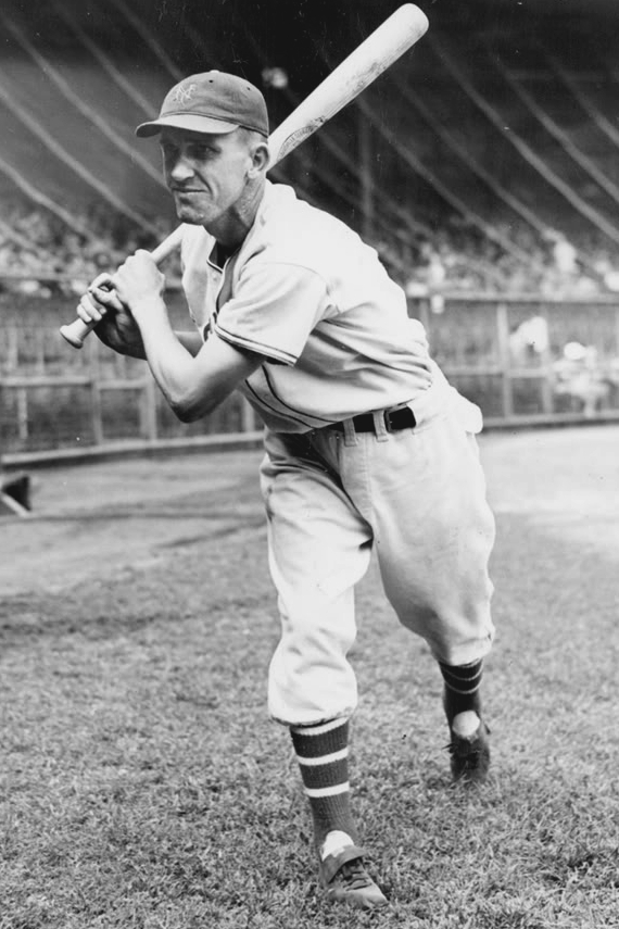Three Time New York Giants World Series Outfielder: Jo Jo Moore (1930-1941)