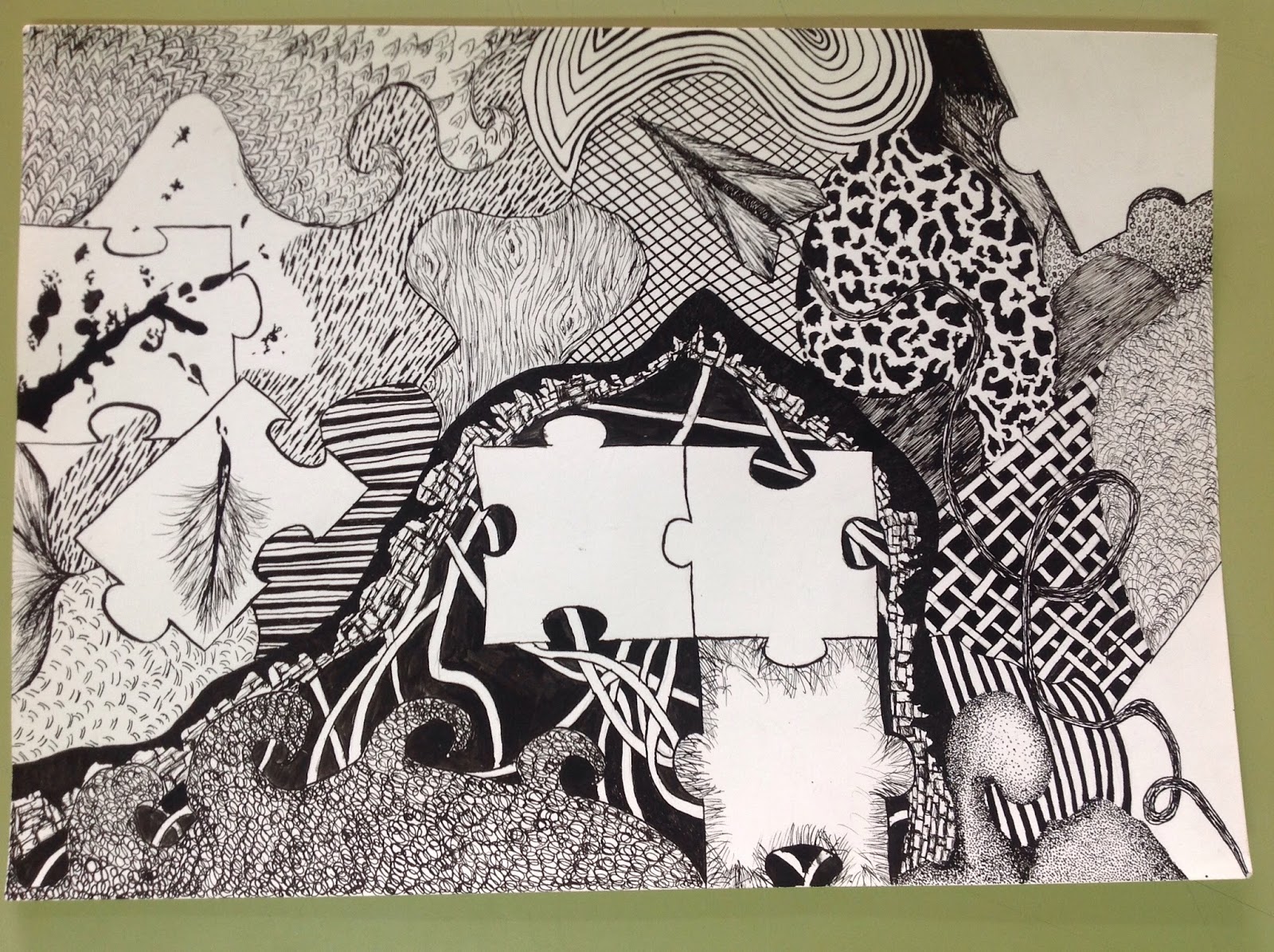 DIBUJO ARTÍSTICO II EN HELIÓPOLIS: EJERCICIO 1º: ESTUDIO DE TEXTURAS