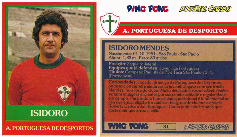 ANOTANDO FÚTBOL *: PORTUGUESA DE DESPORTOS * PARTE 14