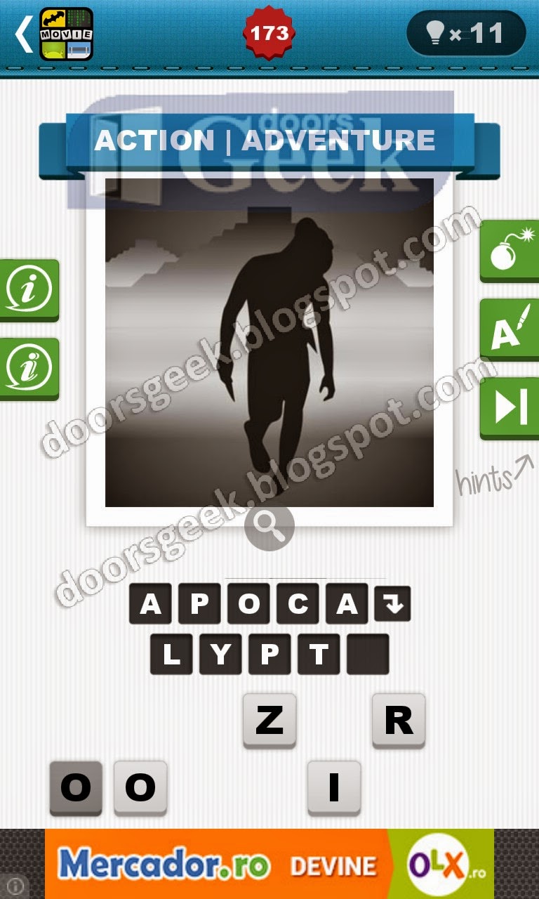 Movie Quiz Level 173 (bubble quiz games) ~ Doors Geek