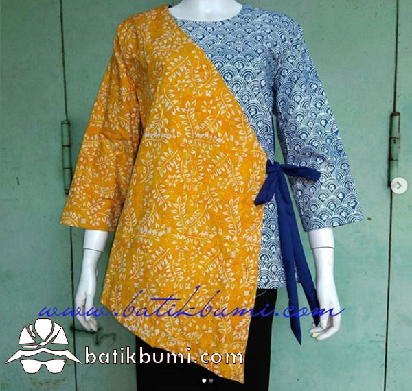 Kimono Batik Cap Smoke