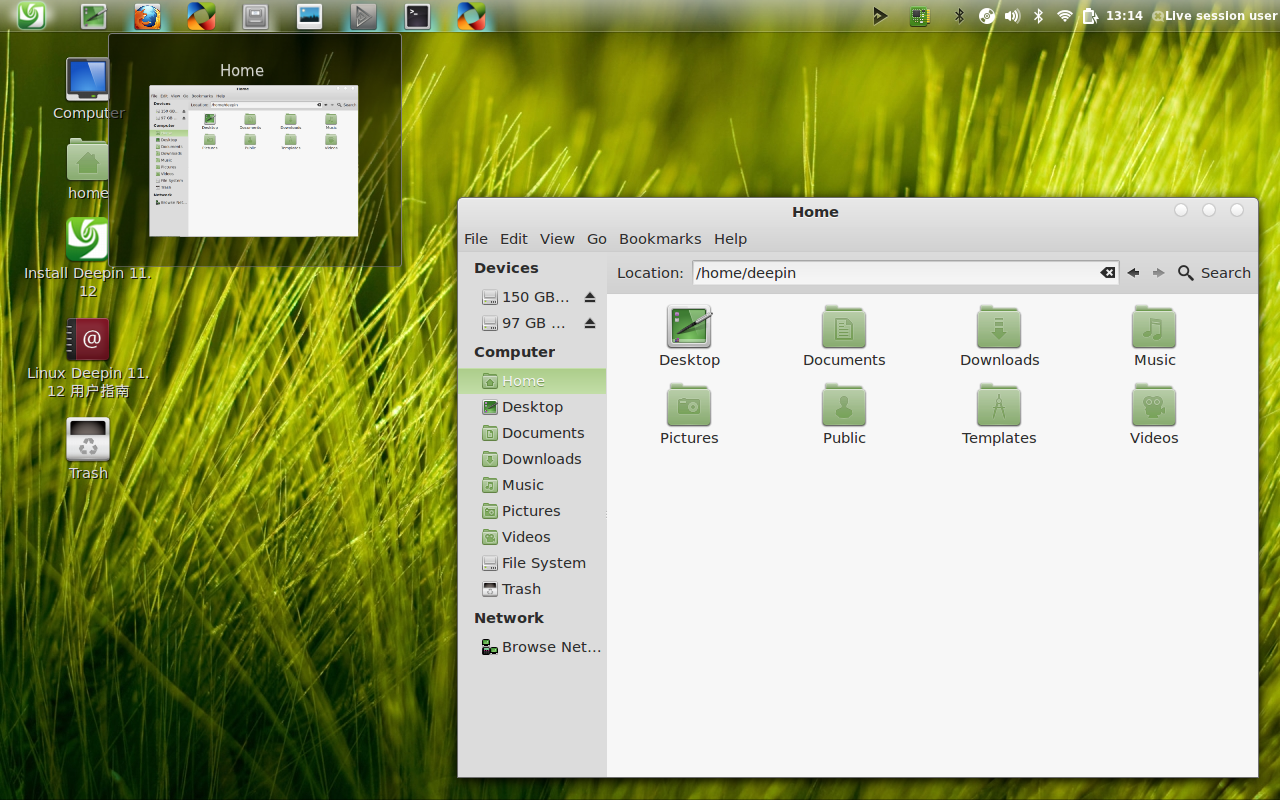 Linux Deepin Ubuntu Based Linux Distribution With A Beautiful Gnome Shell Setup ~ Web Upd8