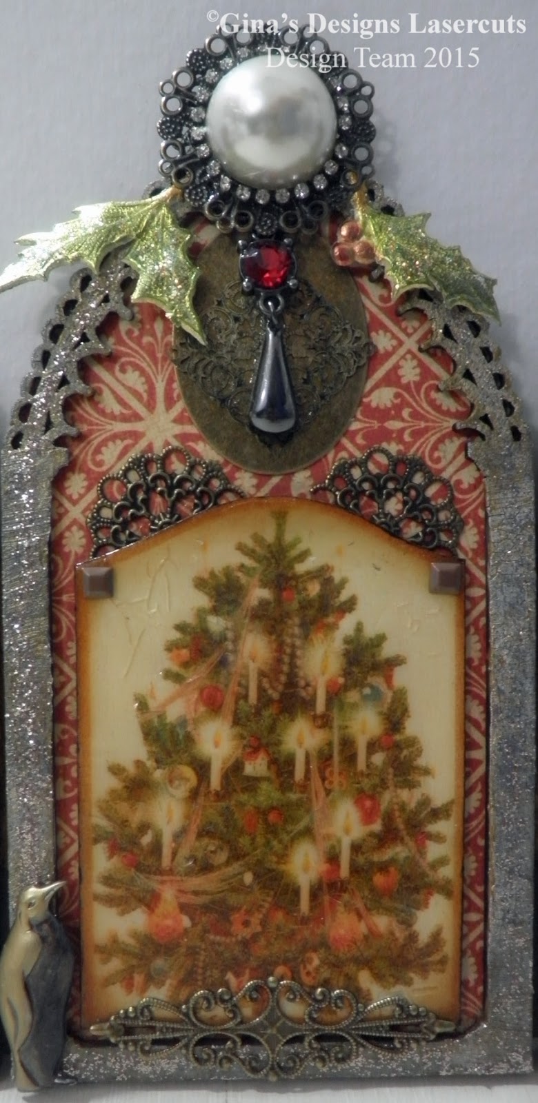 Ginas Designs: Vintage Style Christmas Triptych