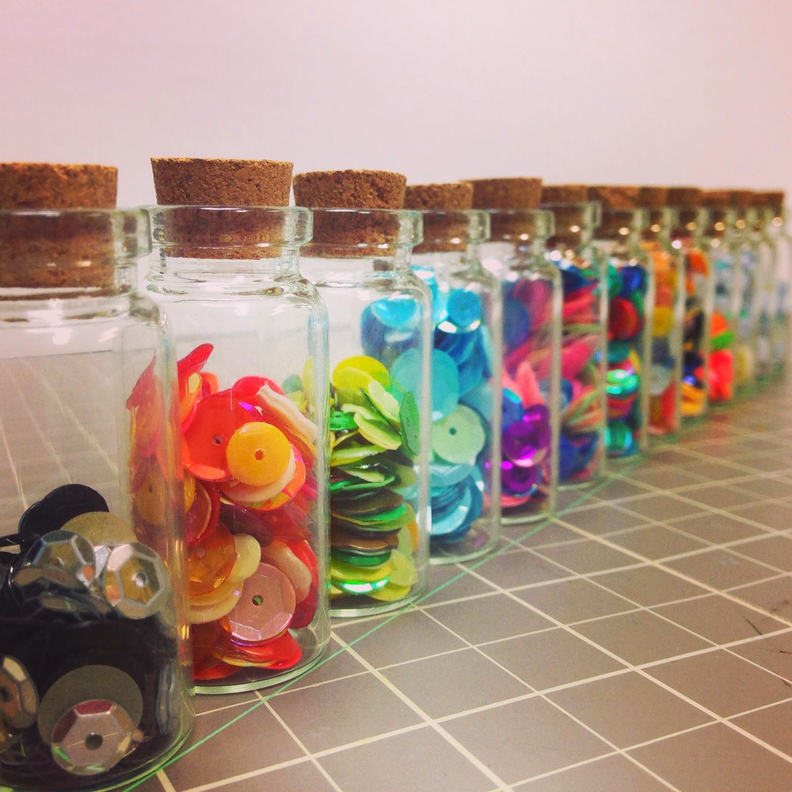 Scraping My Life Away: Storage Ideas - Sequins - A Pop Of Jess