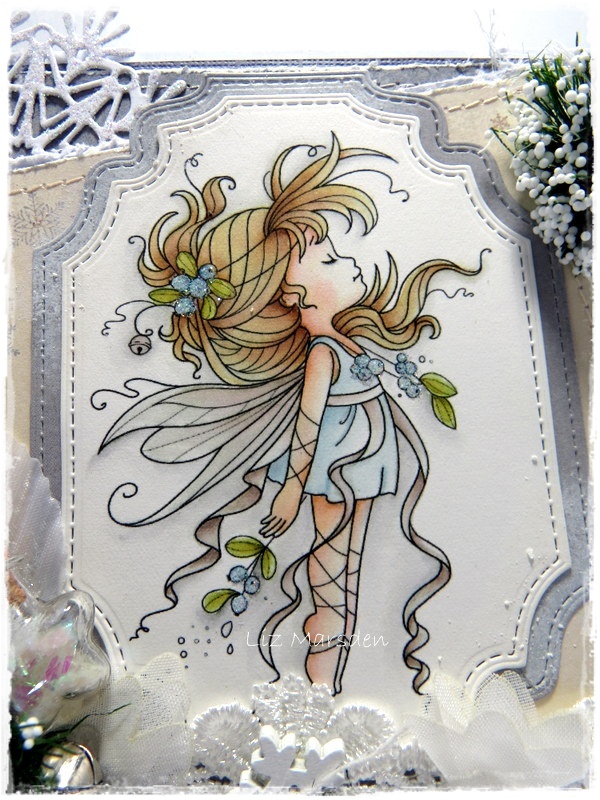 Liz's Creative Corner: Mistletoe fairy