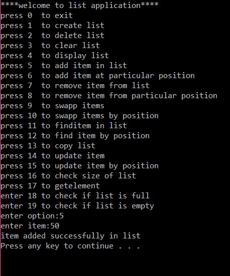 Array Based List C Simple Project ~ C Programming Tutorial For Beginners