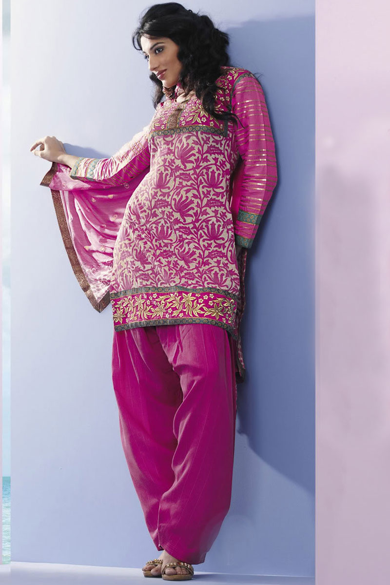 Patiala Style Salwar Kameez - Fashionzu