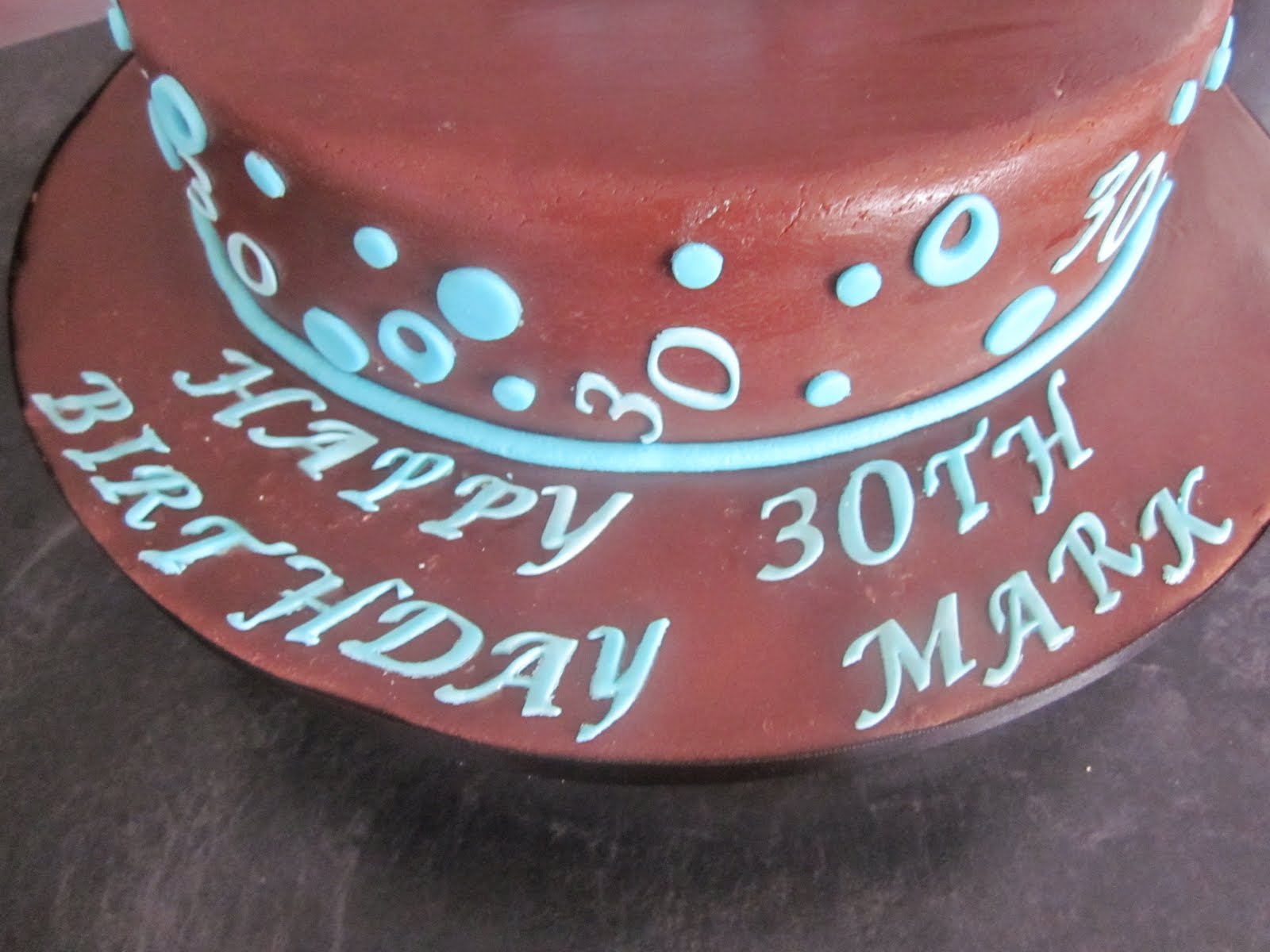 Deb's Cakes and Cupcakes: Males 30th Birthday Cake