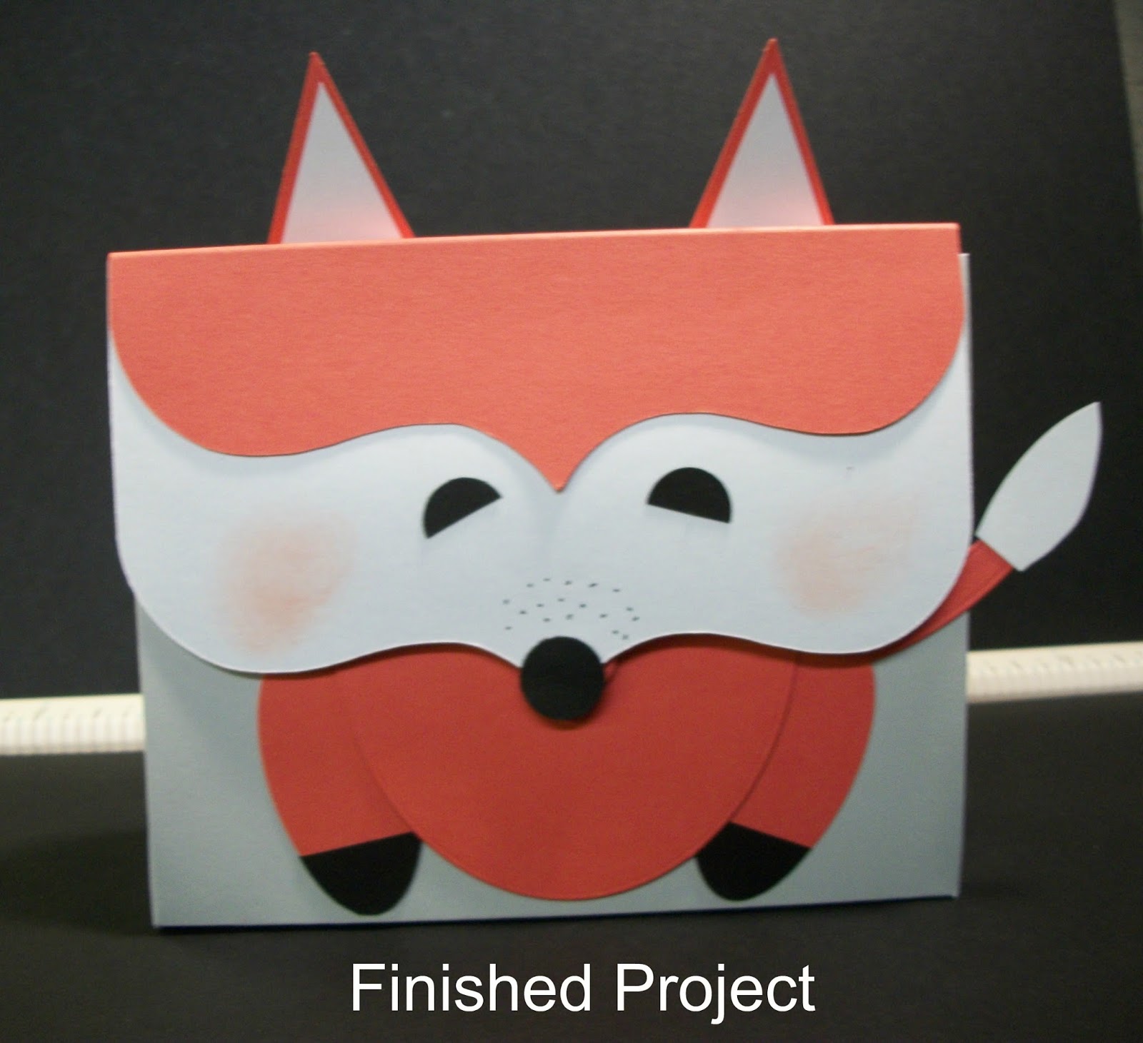 Stampin' Cafe by Lana: Little Fox Gift Box and Fox Card