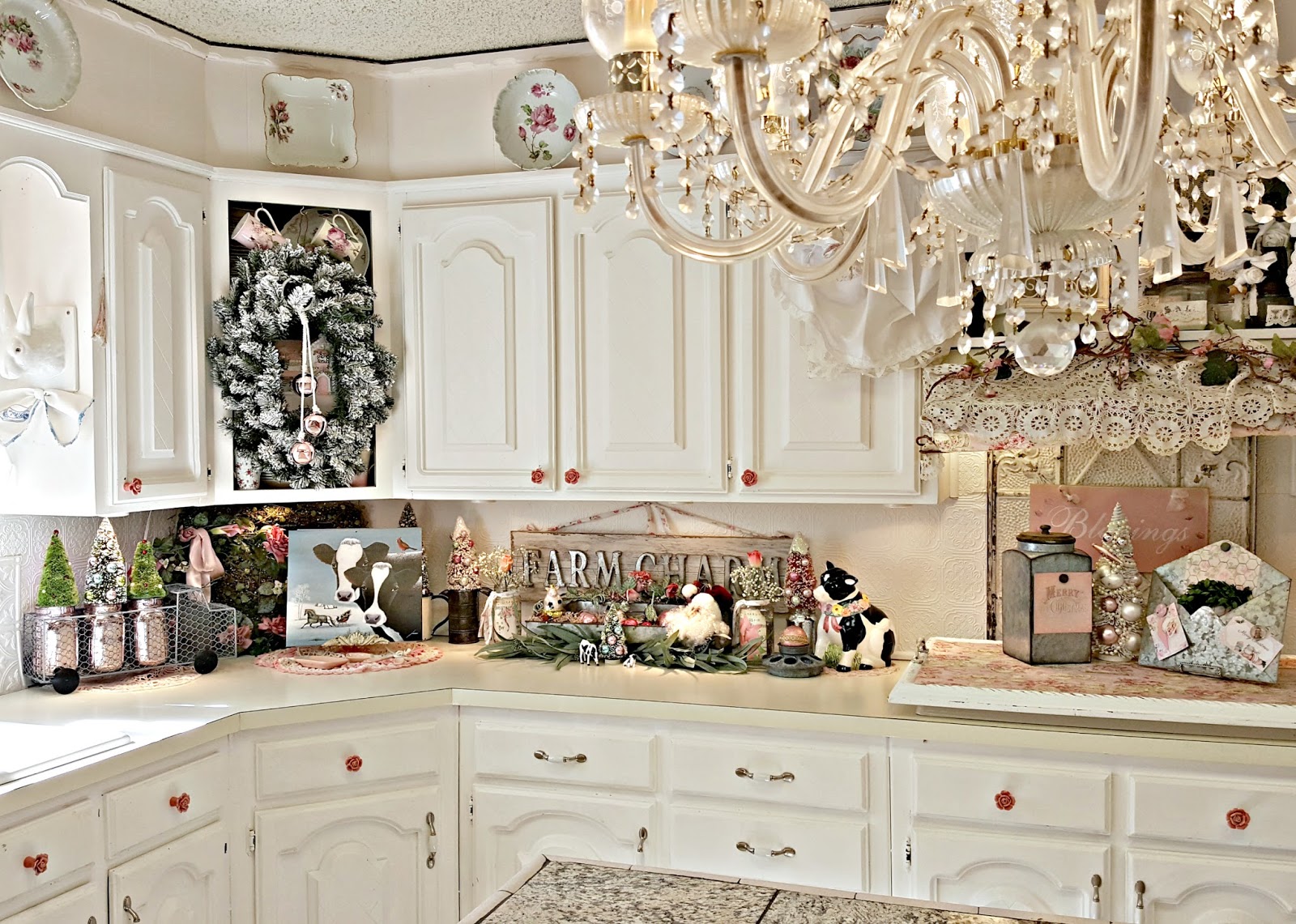 Penny's Vintage Home: Farmhouse Christmas Kitchen