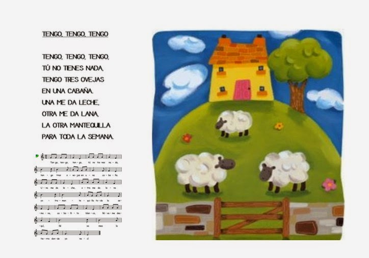 CANTORES INFANTILES: TENGO, TENGO, TENGO