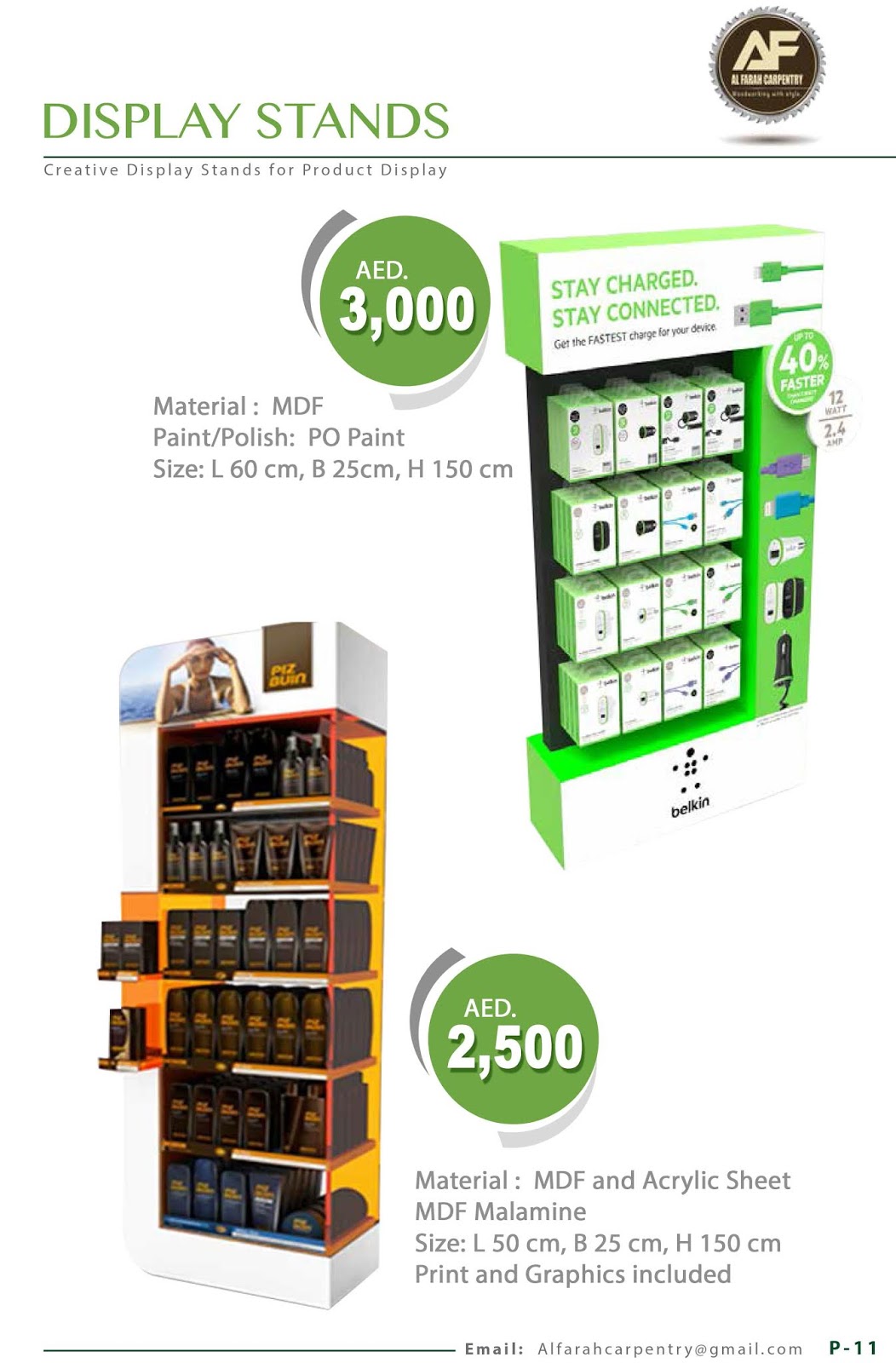 We Provide High Quality Display Stands For Renting and Sell in Dubai