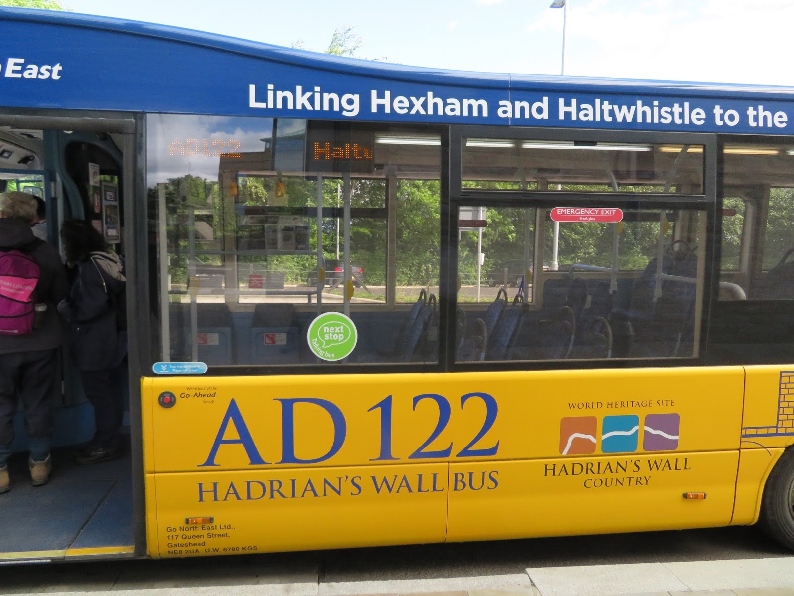 North West Bus Cam: AD 122 Hadrian's Wall Bus