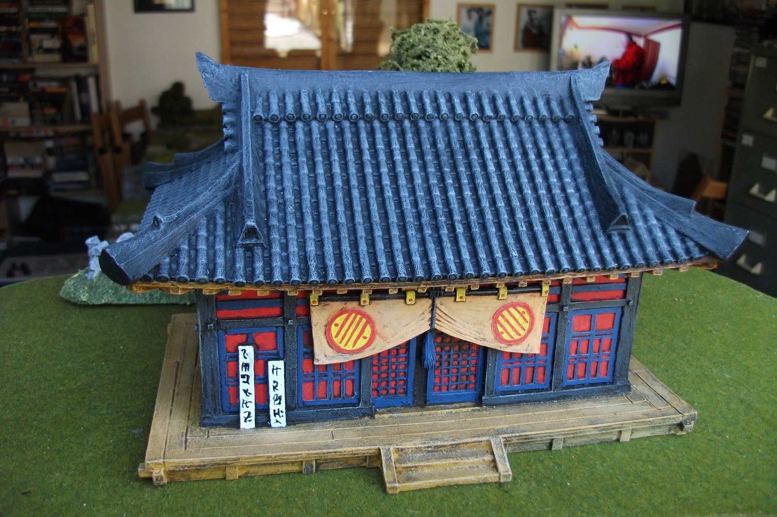 The Angry Lurker: 28mm Samurai Painted Japanese Temple.