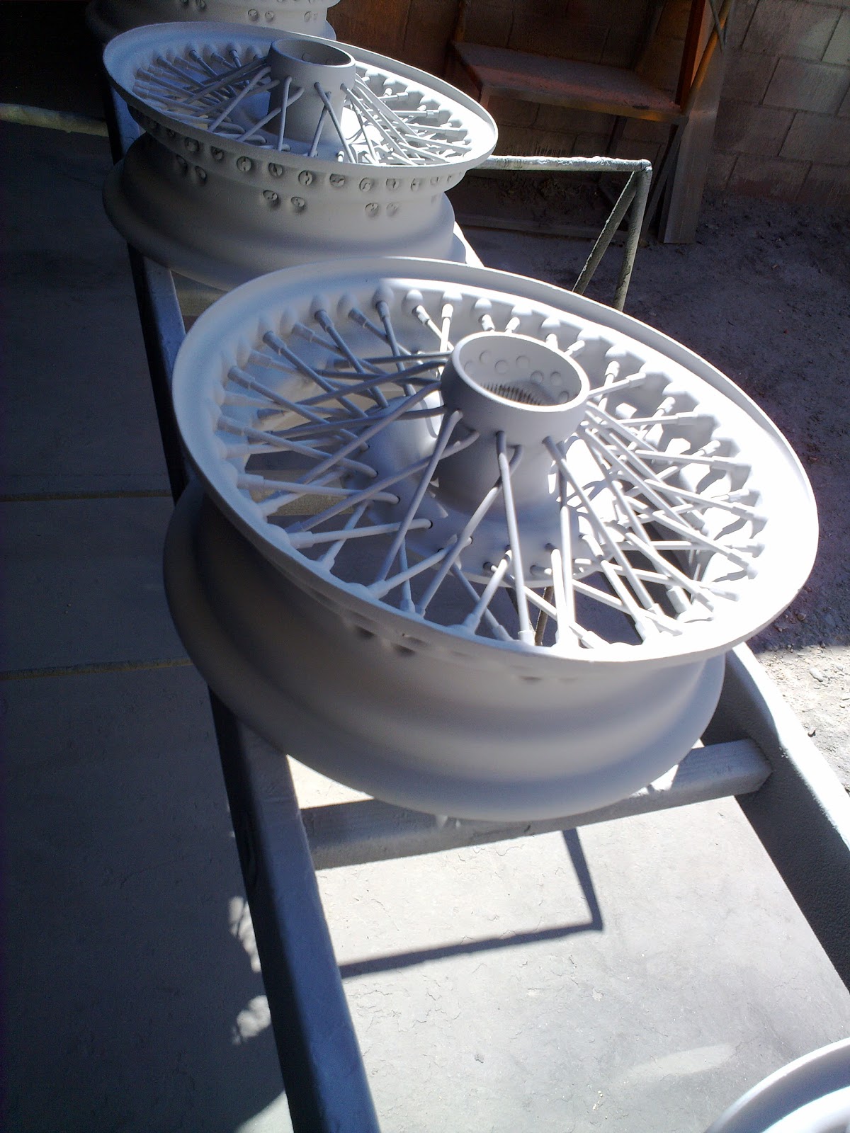 Austin Healey Sprite MK3 restoration: First parcel and wire wheels