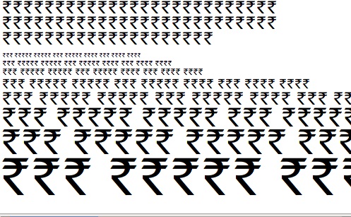 Download Indian rupee font free | Indianrupee.ttf free download
