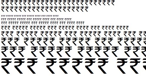 Download Indian rupee font free | Indianrupee.ttf free download ...