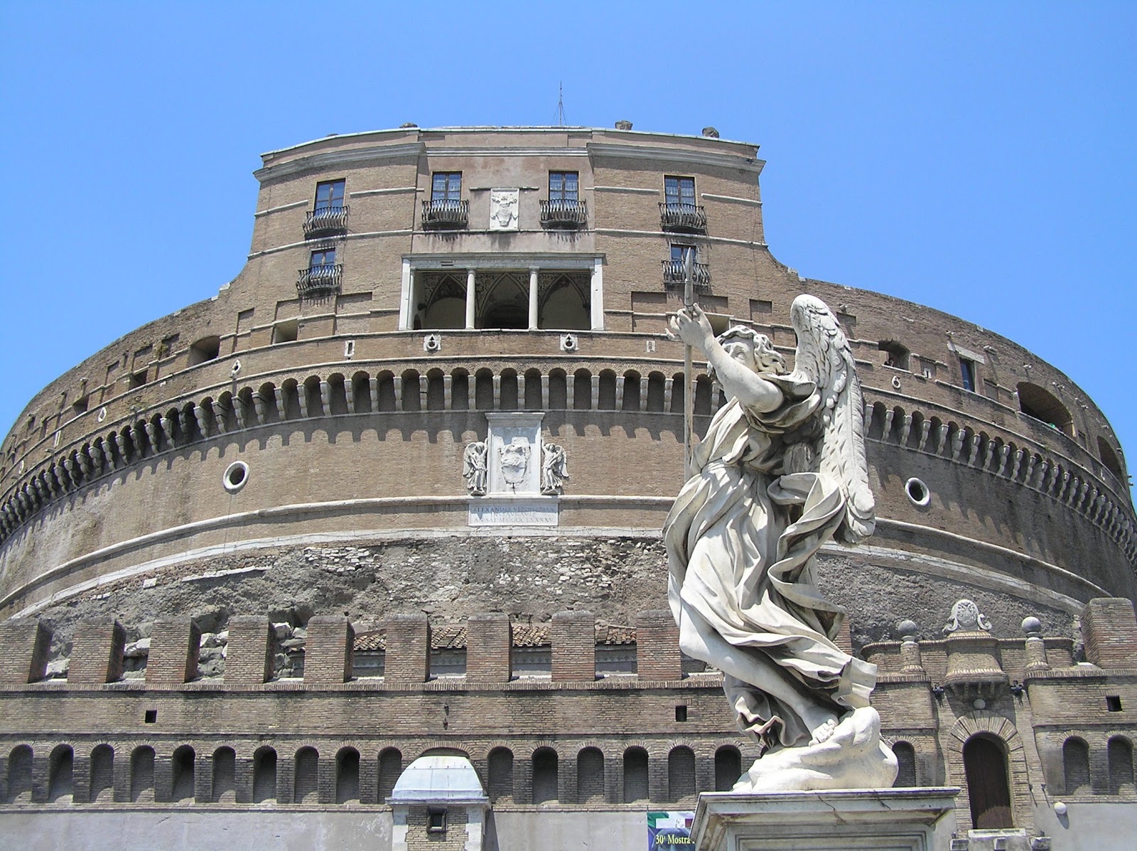 Rome: Hadrian emperor mausoleum (Castel Sant’Angelo) / Mauselo de ...