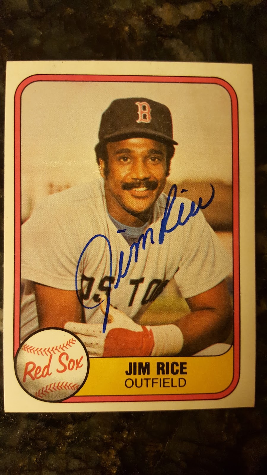 Autograph Through The Mail Athletes: Jim Rice