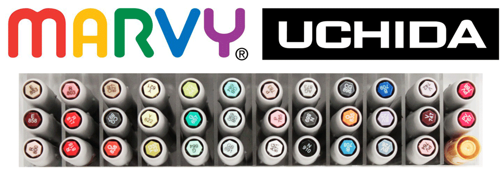 PaigeeDraw: Marvy Uchida Markers - Now Available at PaigeeDraw!