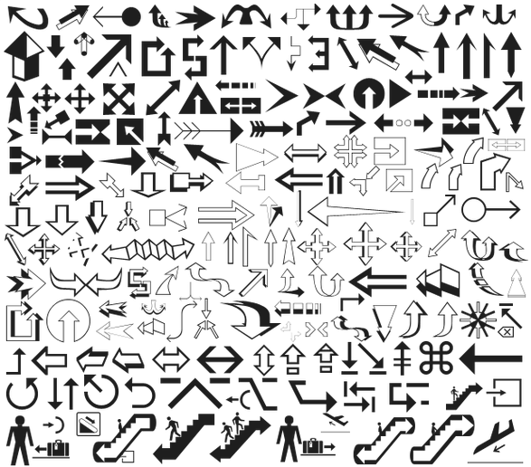 1000+ Free Graphics: Vector Arrow Shapes for Photoshop