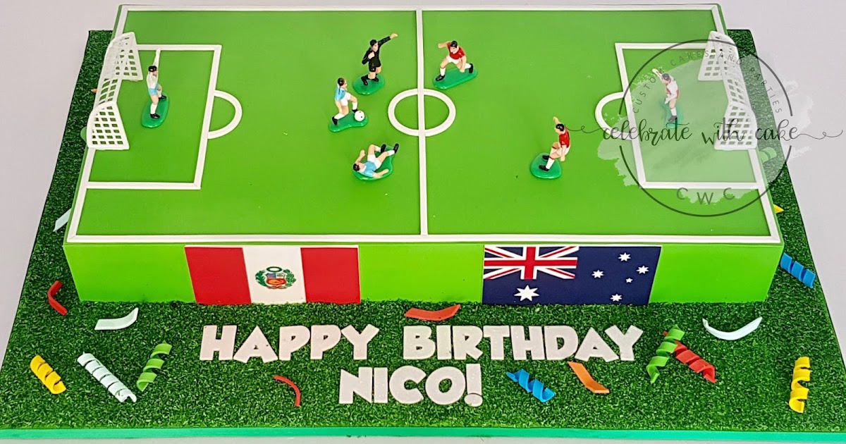 Celebrate with Cake!: Soccer Field Cake