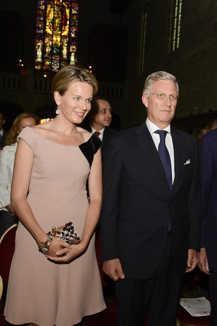 King Philippe and Queen Mathilde received Jacques Rogge