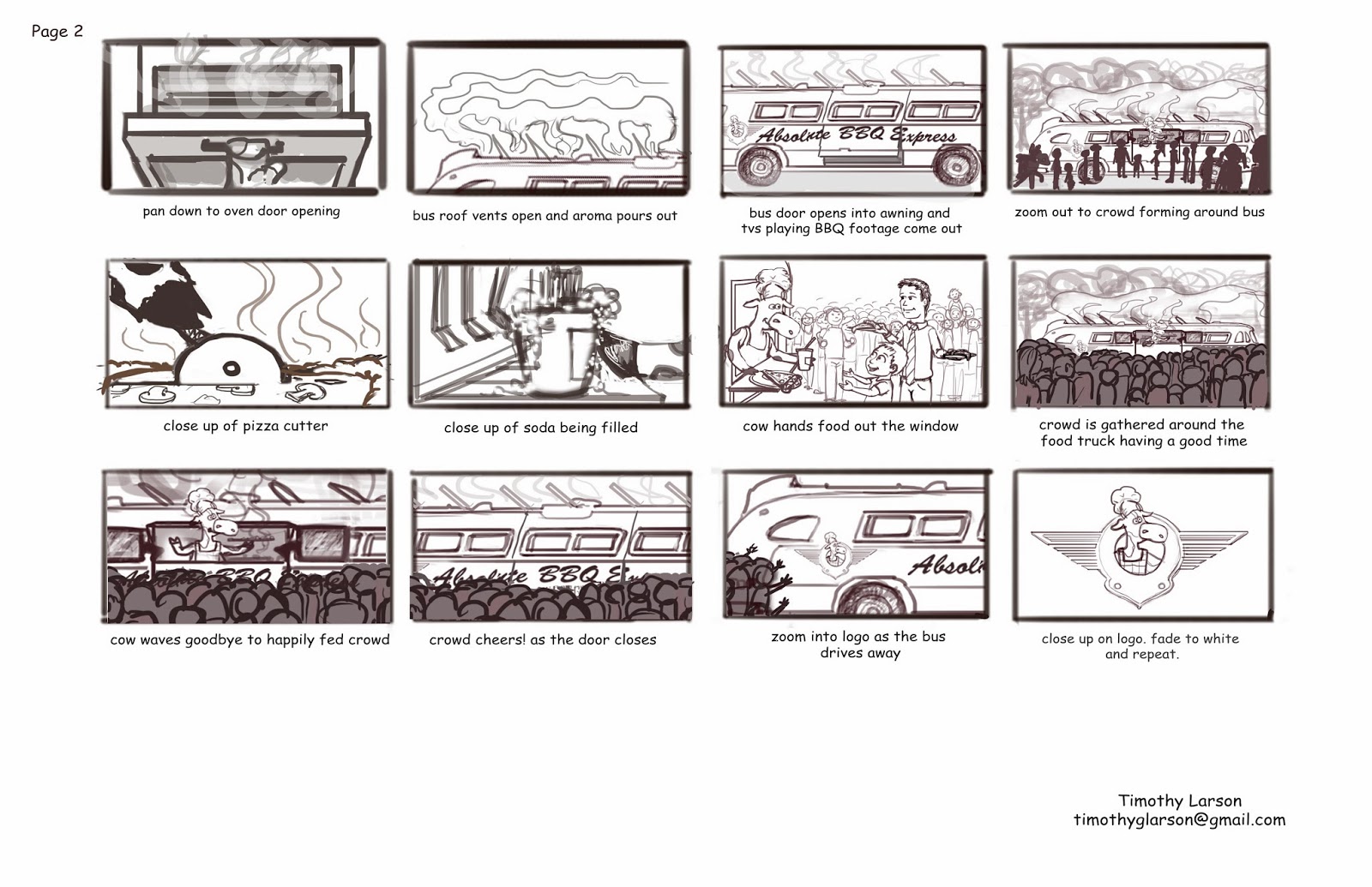 Tim's Portfolio: Storyboards