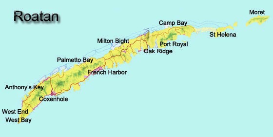 Lycoming College Tropical Marine Biology 2014: Island Map