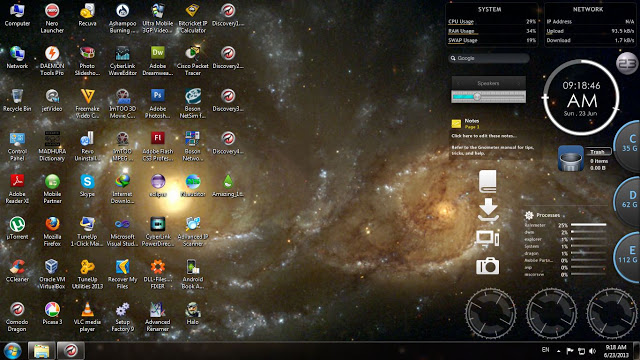 RainMeter - Awesomeness Desktop gadgets | My e-Tricks