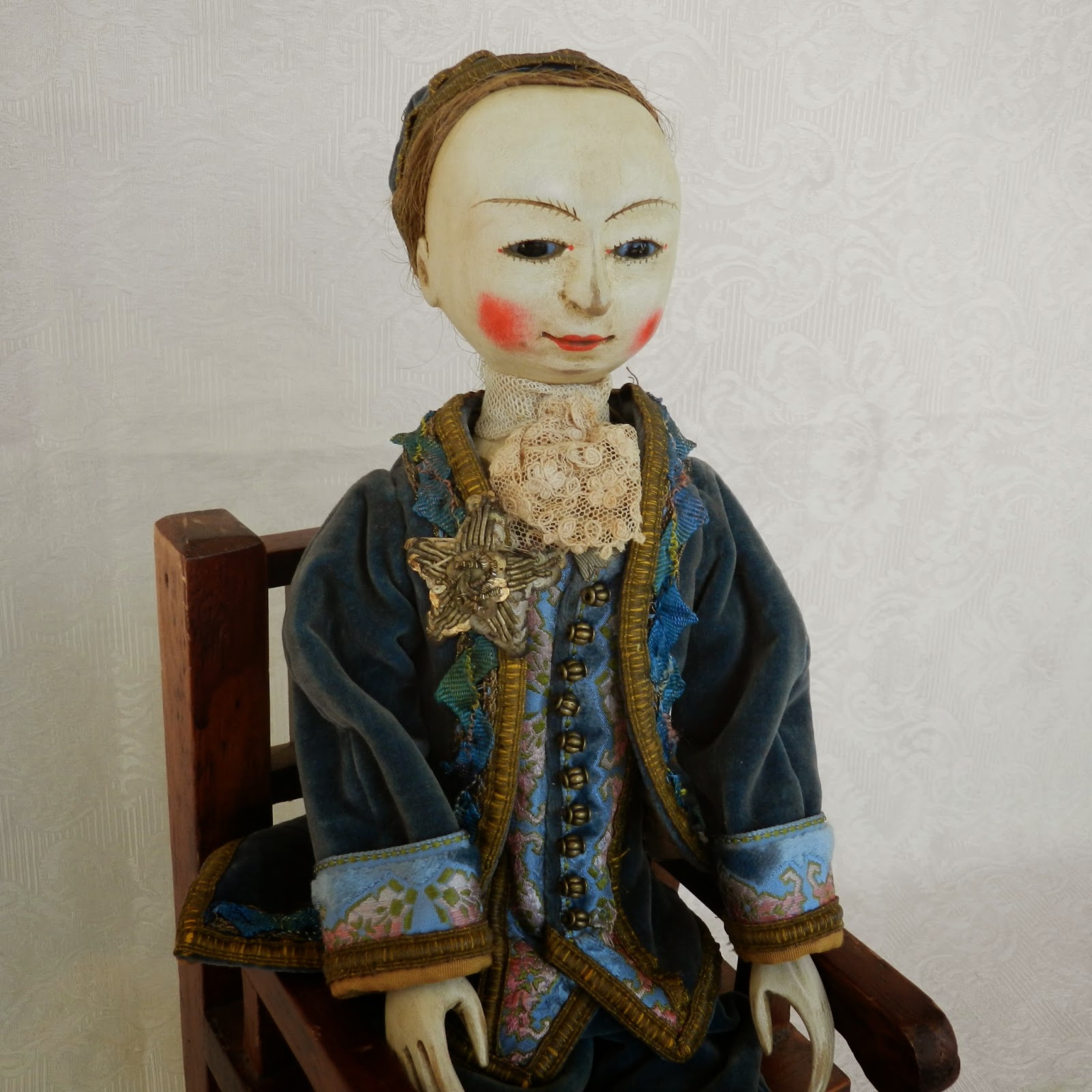 The Old Wooden Sisters: New Queen Anne doll is ready , little gentlemen ...