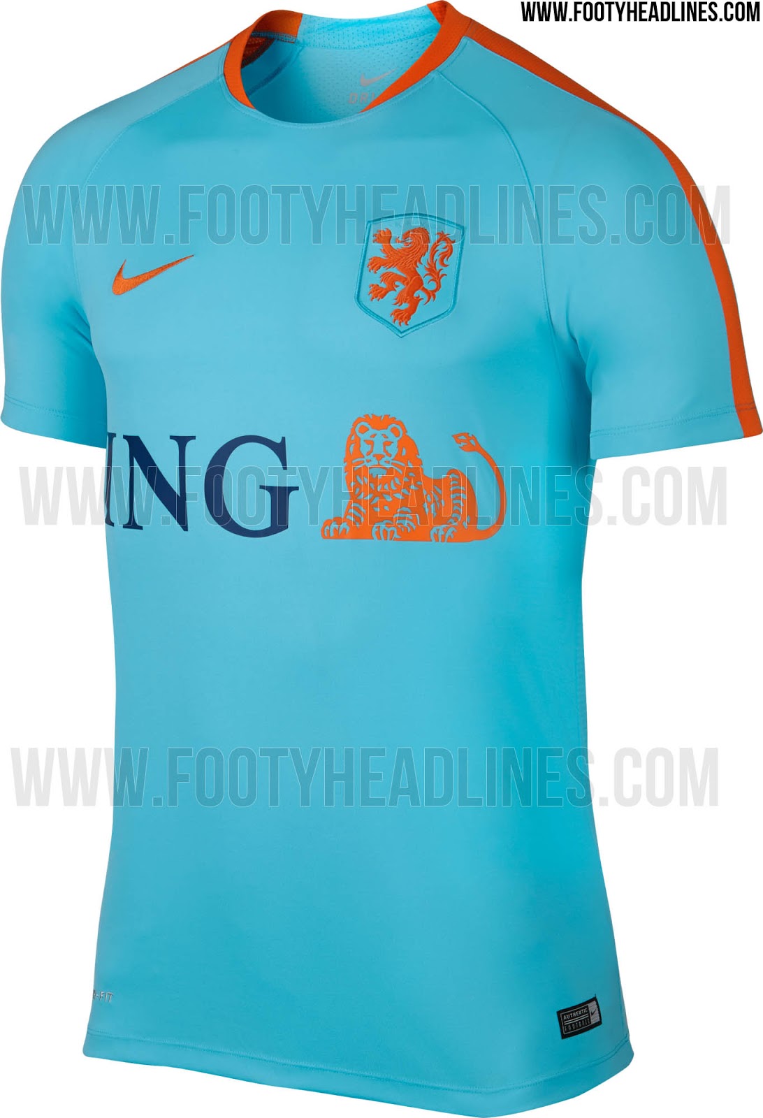 Netherlands 2016 Pre-Match and Training Kits Leaked - Footy Headlines