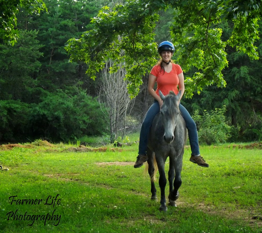 Equestrian Journey: Too lazy to tack up... bareback and bridleless ...