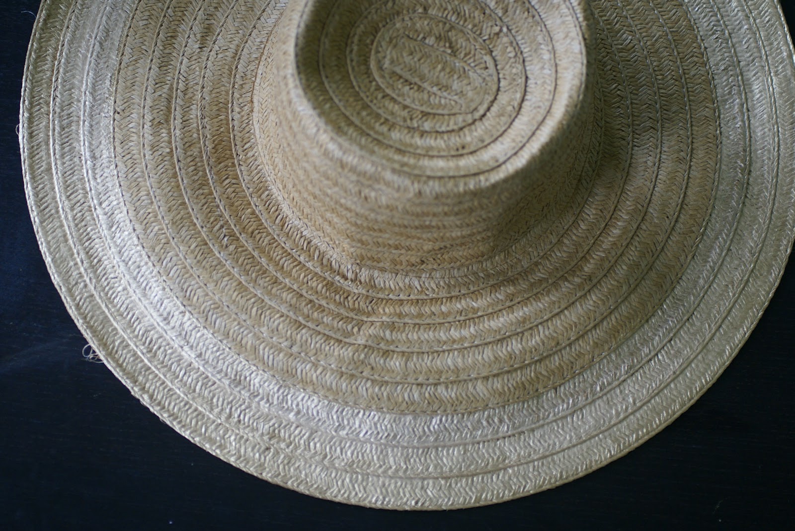 eyeful of lovely: Simple chic DIY straw hat re-makeover. Just in time ...