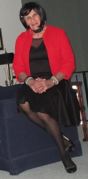 Daily Sissy Photo: Marcie - Ruby and Black