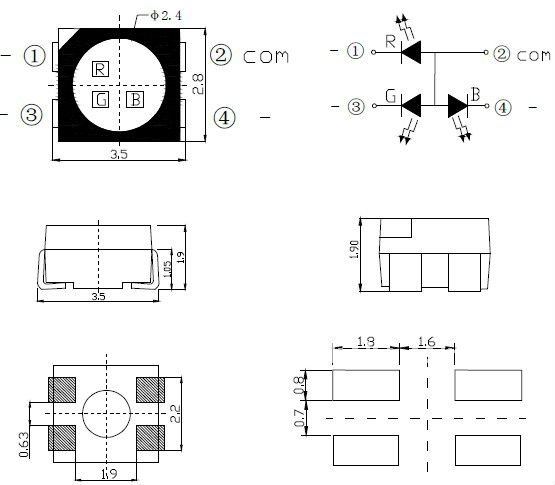 SOLUÇOES EM PAINEIS DE LED E ELETRICA: ESQUEMATICO LED 3528