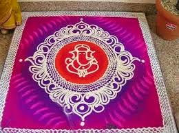 RANGOLI: GANPATI RANGOLI