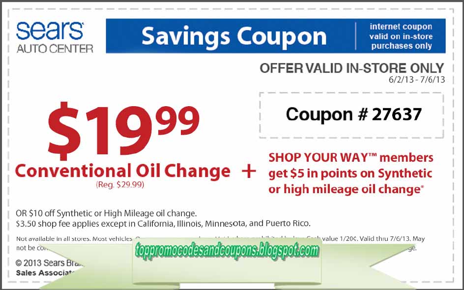 Free Promo Codes and Coupons 2023: Sears Coupons