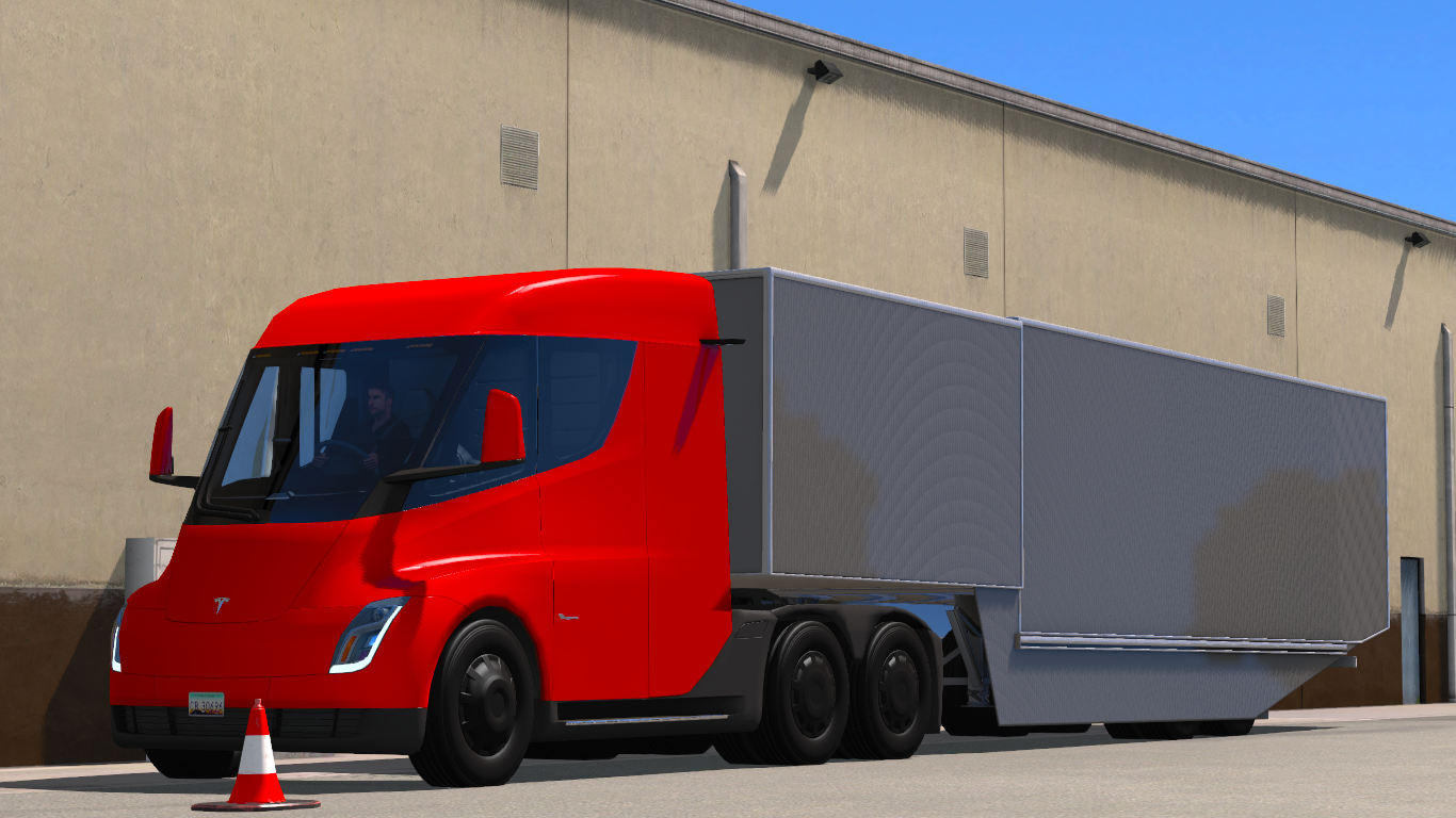[FRANK_PERU ^^[EDITION MODS]^^ : TESLA SEMI TRUCK WITH TRAILER (2019)