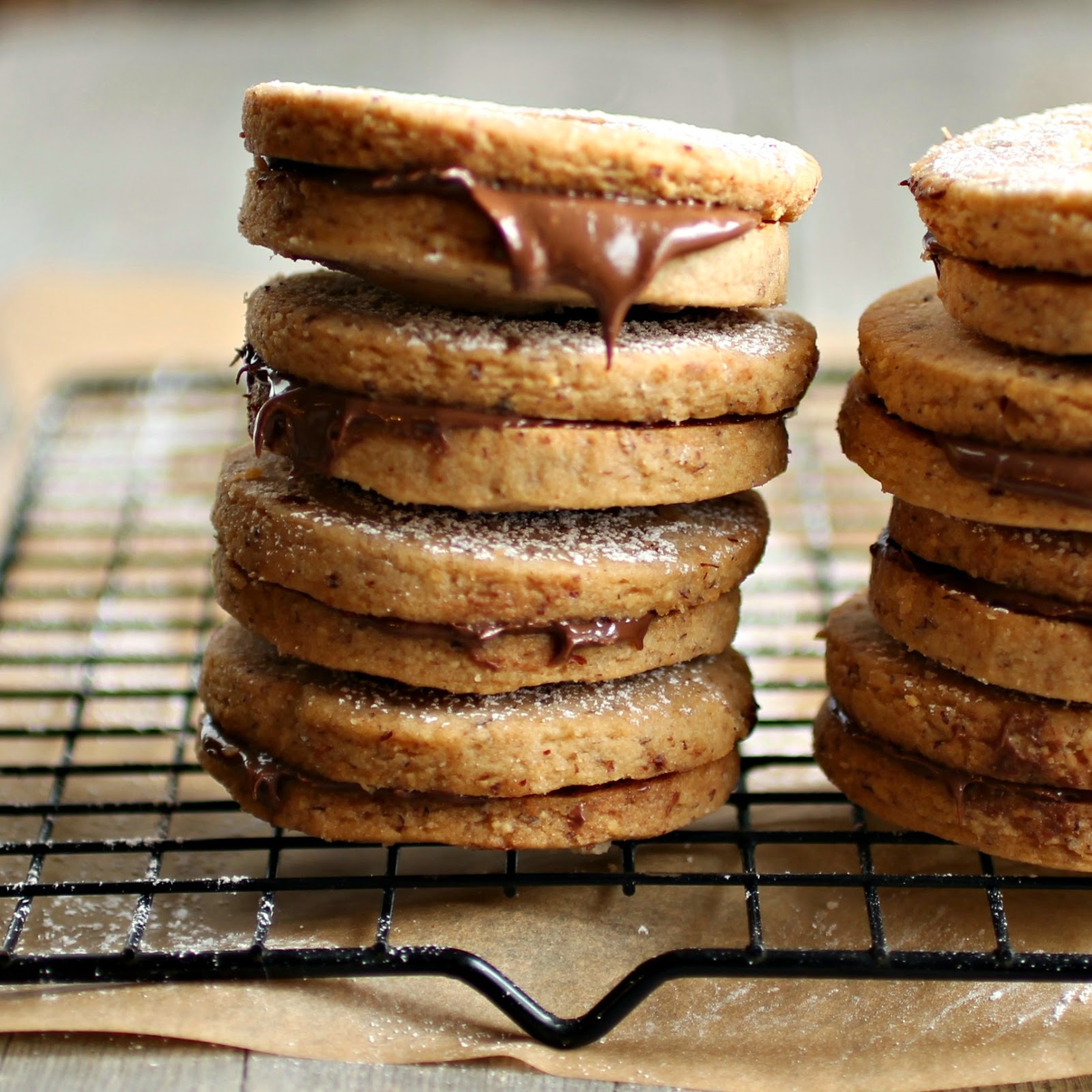 Hungry Couple: Chocolate and Hazelnut Linzer Cookies