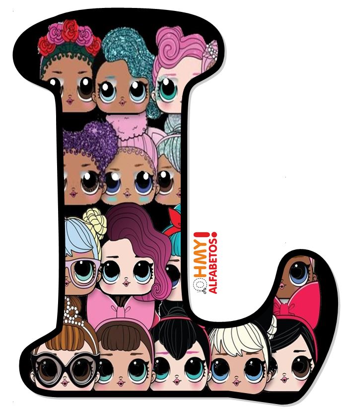 Abecedario con Caras de LOL Surprise. LOL Surprise Faces Alphabet. - Oh ...