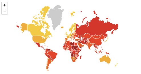 Maps Mania: The World Corruption Index