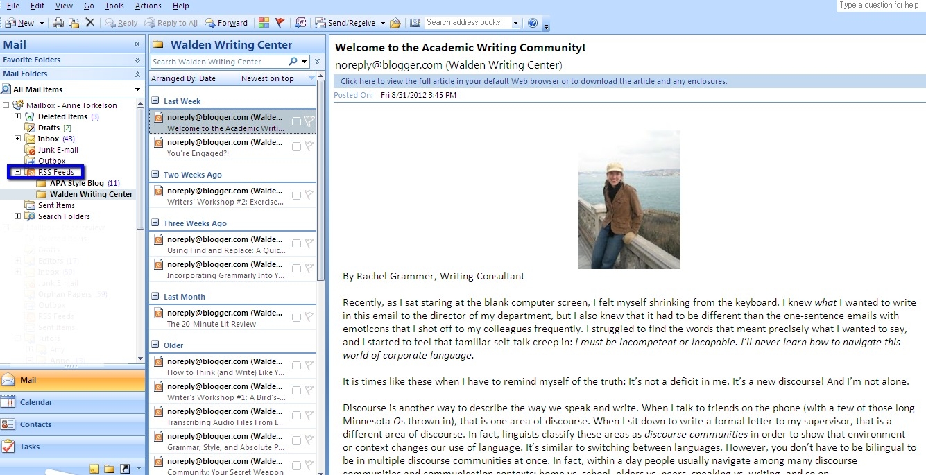How RSS Changed My Life . . . or at Least My Reading Habits