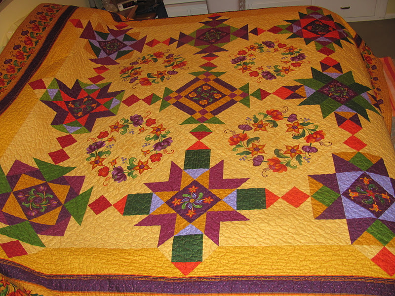 Quilters' Playhouse: Harvest Spice quilt SOLD