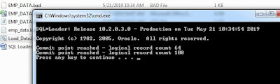 Learn Oracle From Oracle Expert: Using of SQL Loader | Example of SQL ...