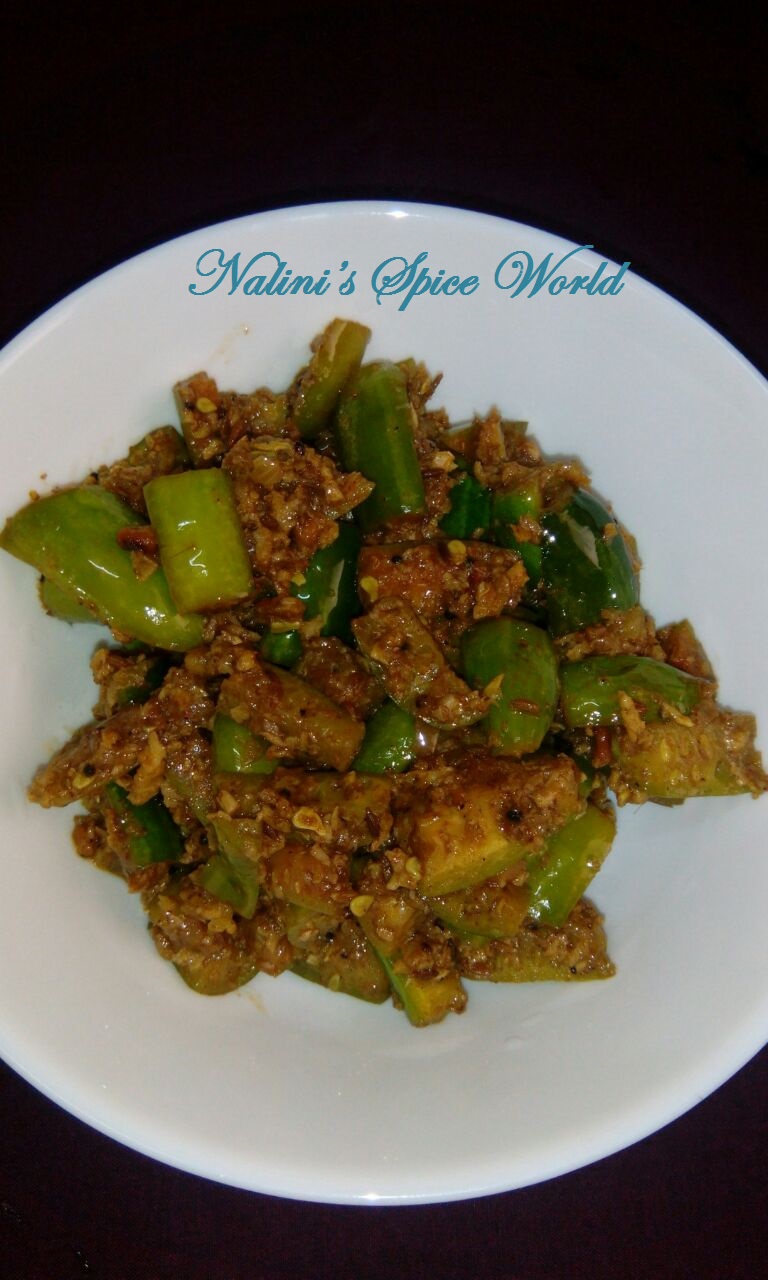 Nalini's spice world: Kovakka Chilly Stir Fry / Ivy Gourd Chilly Fry ...